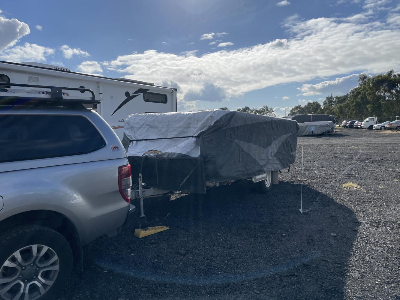 ADCO Camper Trailer Cover W OLEFIN HD, 14ft to 16ft