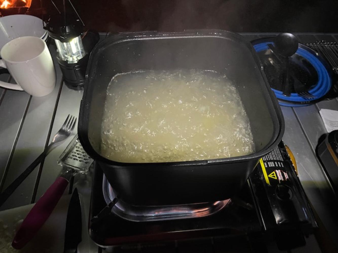 SmartSpace Cookware, Set of 3 Stacking Teflon-Coated Pots