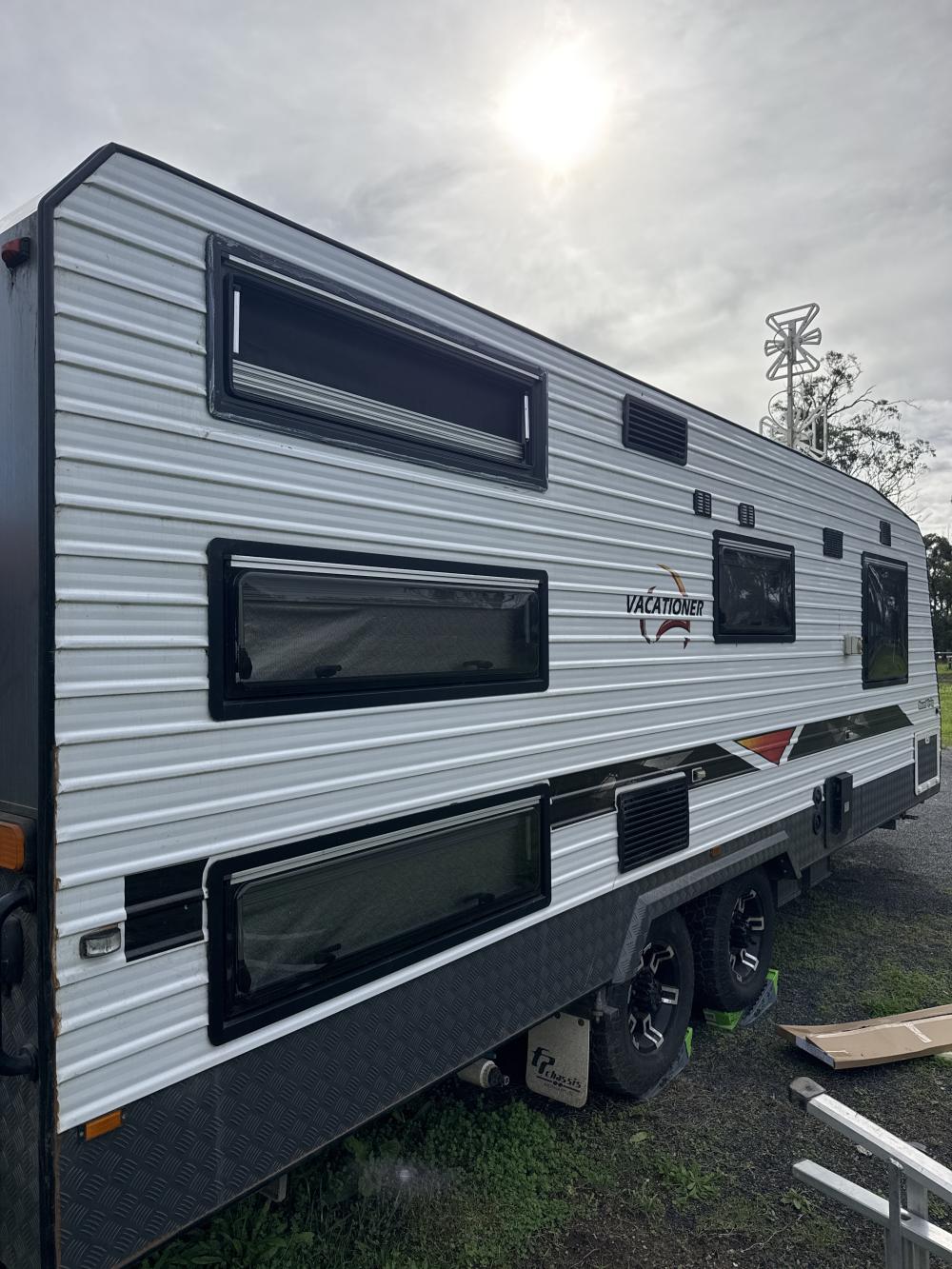 Tinted Window Blade, Suit Maygood Mobicool Windows, 1200x350