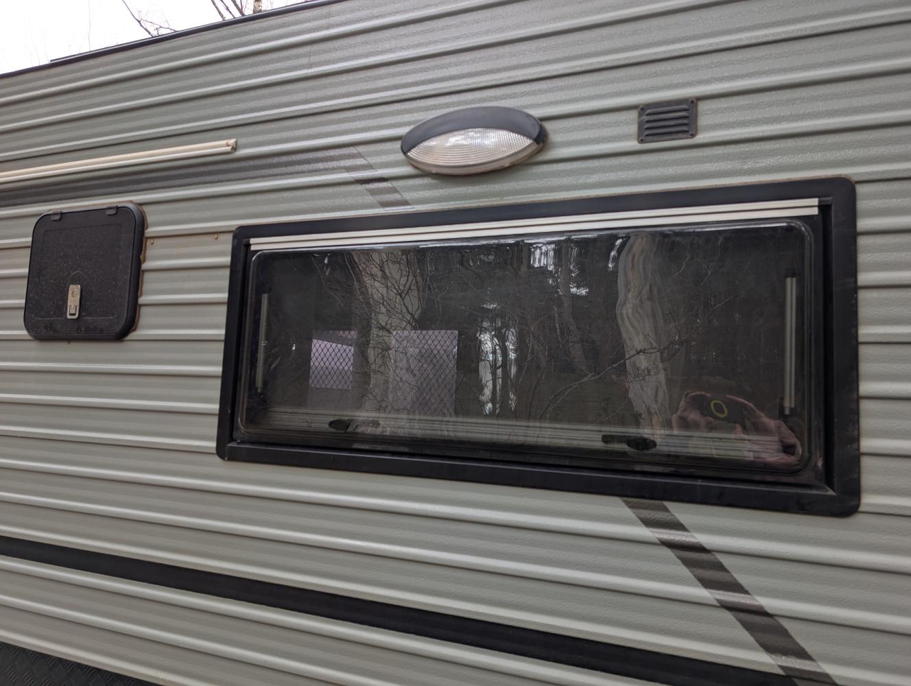 Tinted Window Blade, Suit Maygood/Mobicool Windows, 1200x500