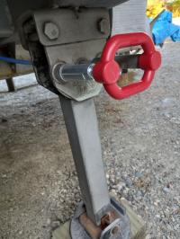 Pull Pin Assembly, Suits Alko Drop Down Legs | CaravansPlus