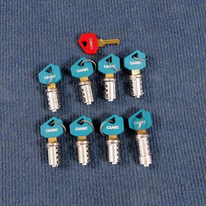 CaravansPlus | Camec One Key System, 7 + 1 Long Barrel Kit