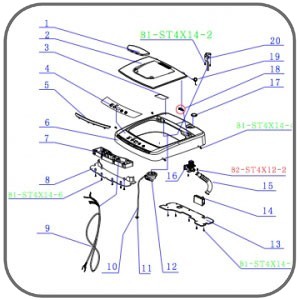 G328-107 Lid Pin, Suit Sphere Washing Machines | CaravansPlus