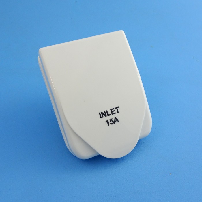Transco 15A Caravan Power Inlet (White) 240V, IP54 | CaravansPlus