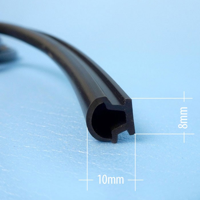 Weather Seal, Pop-Top Extrusion, Black, p/m | CaravansPlus