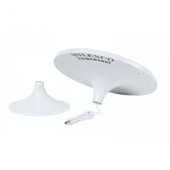 Milenco Power 900L Caravan TV Antenna, White | CaravansPlus