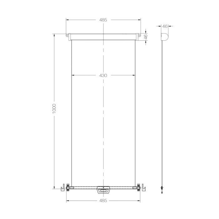 Aussie Traveller DC Caravan Door Blind | CaravansPlus