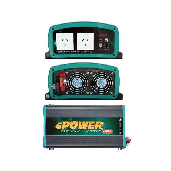 Enerdrive ePOWER 2000W True Sine Wave Inverter | CaravansPlus
