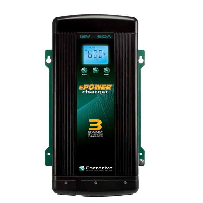 Enerdrive ePOWER 12V 60Amp AC Battery Charger | CaravansPlus
