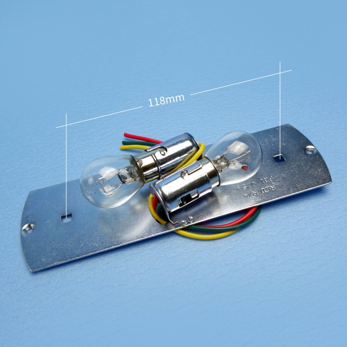 1xNarva 86010 Combination Lamp Stop Tail..Chrome Rim