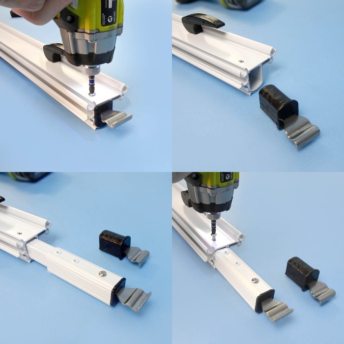 ATRV Anti-Flap Kit Adapters For Cassette Awnings - White