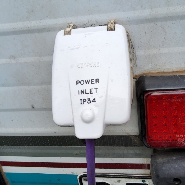 Clipsal Flap, Suits Old-Style 15A Power Inlet | CaravansPlus