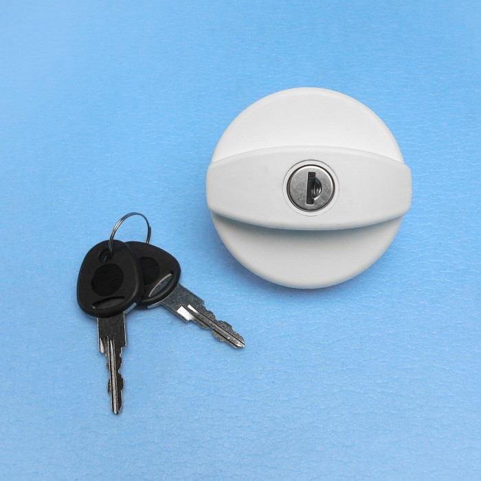 Cap & Keys Only, Suit White Lockable Water Filler | CaravansPlus