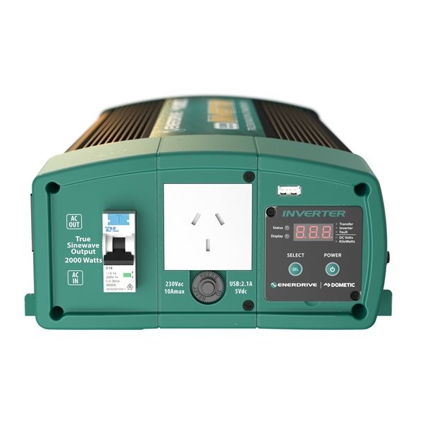 Enerdrive ePOWER 2000W Inverter w AC Transfer | CaravansPlus