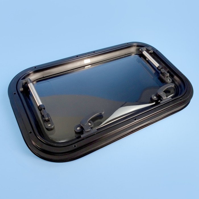 Sanjo Push-Out Caravan Window W Blind, H300xW500mm | CaravansPlus