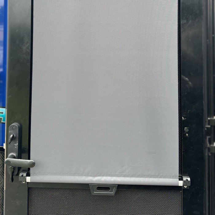 Aussie Traveller DC Caravan Door Blind | CaravansPlus