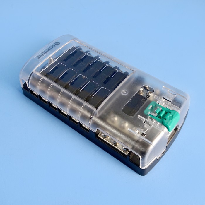 Enerdrive 12 Way ATS Blade Fuse Block W Negative Bar