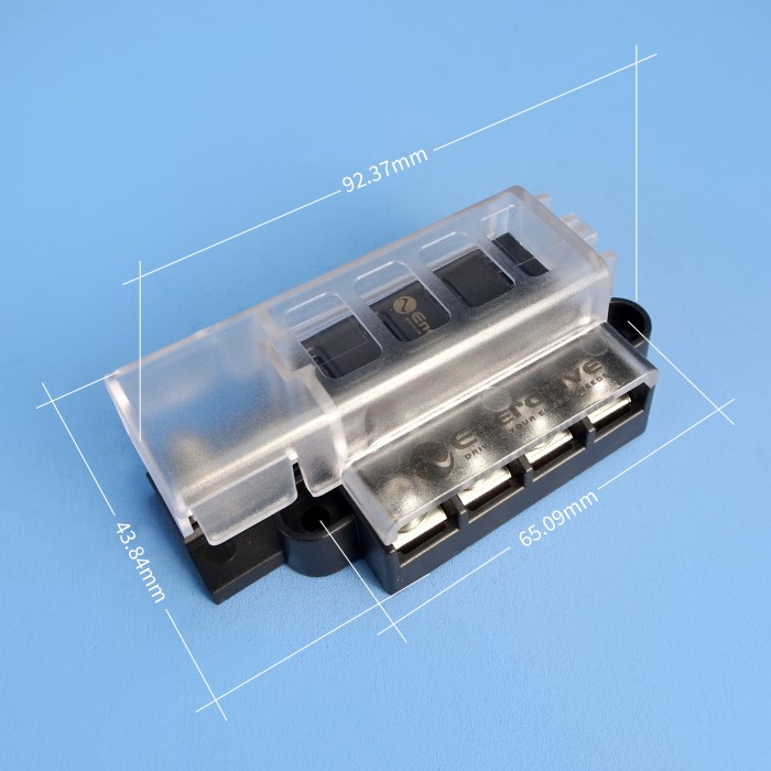 Enerdrive 4 Way Compact ATS Blade Fuse Block Single Positive