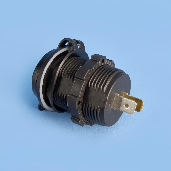 Enerdrive Twin USB-A 4.8A Socket W Cover, Green LED