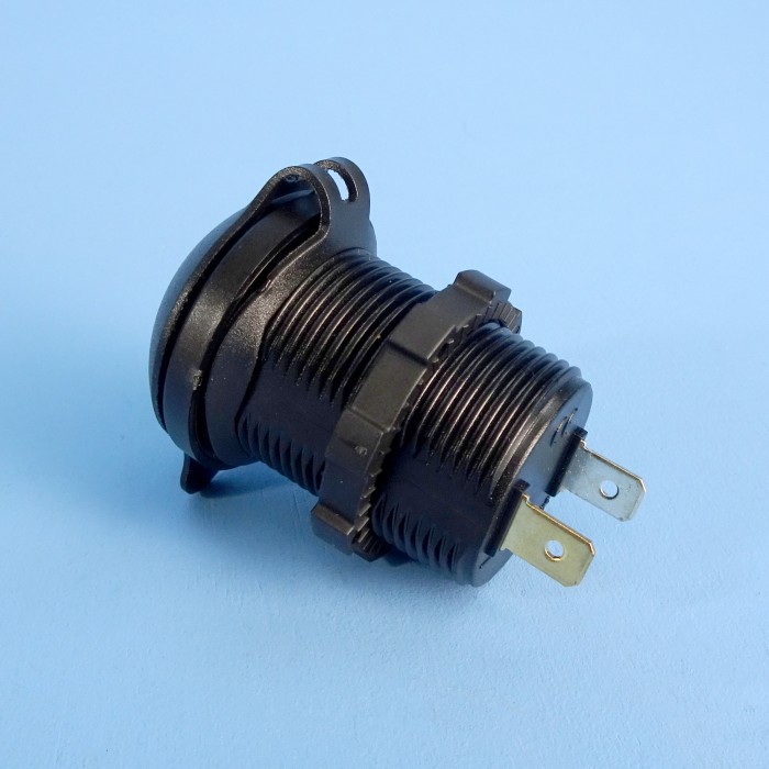 Enerdrive Twin USB-A Charging Socket (OLED Style), Green LED