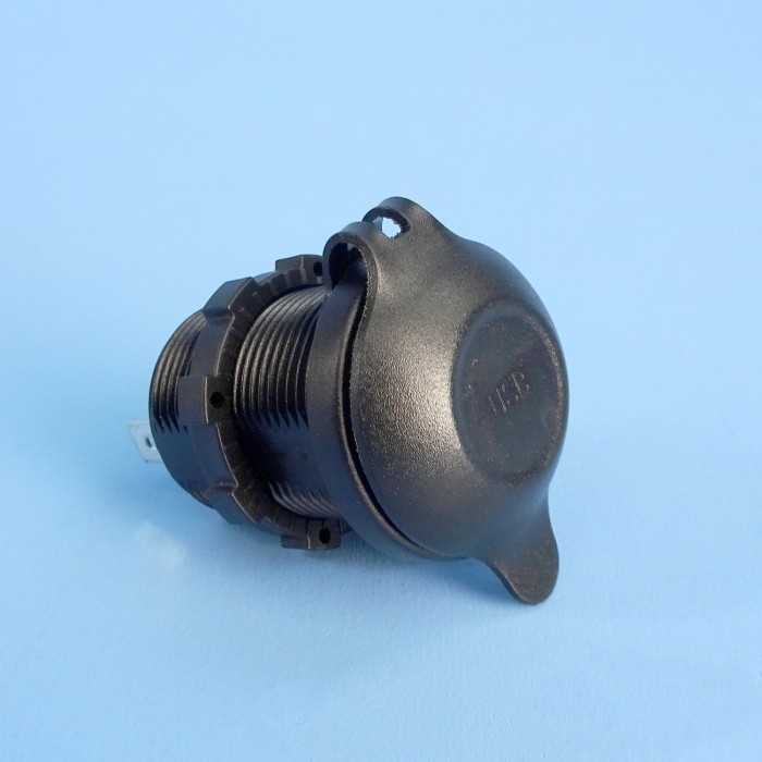 Enerdrive Twin USB-A Charging Socket (OLED Style), Green LED