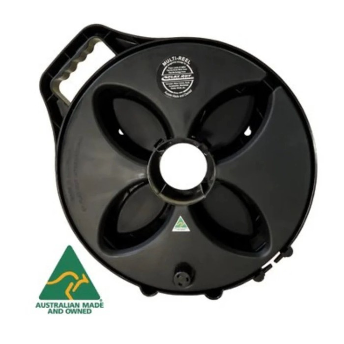 Compact Multi-Reel for Extension Leads &..Storage Black